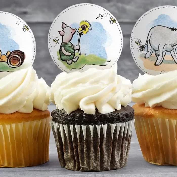 Winnie The Pooh Cupcakes VeganAyrto Ⓥ On X: "How Cute Are These