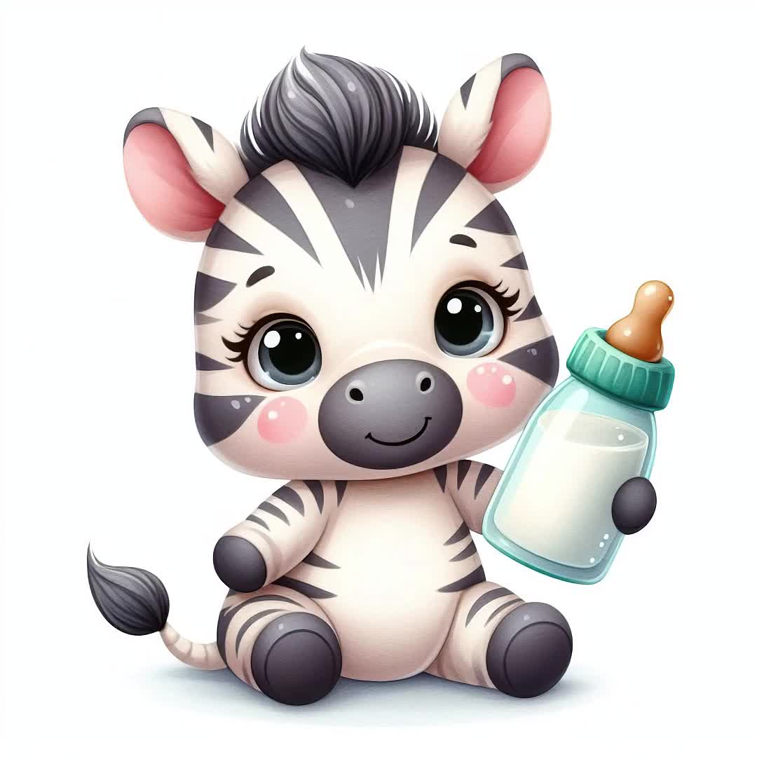 Cebra Bebé Animada