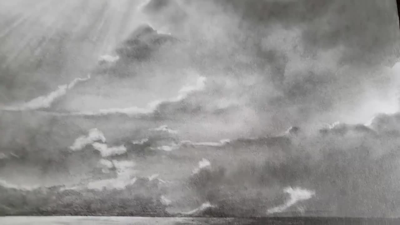Storm Cloud Pencil Drawings
